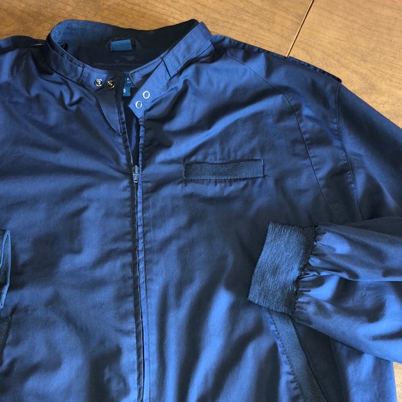 Vintage | Jackets & Coats | Vtg Towncraft Full Zip Navy Lightweight ...